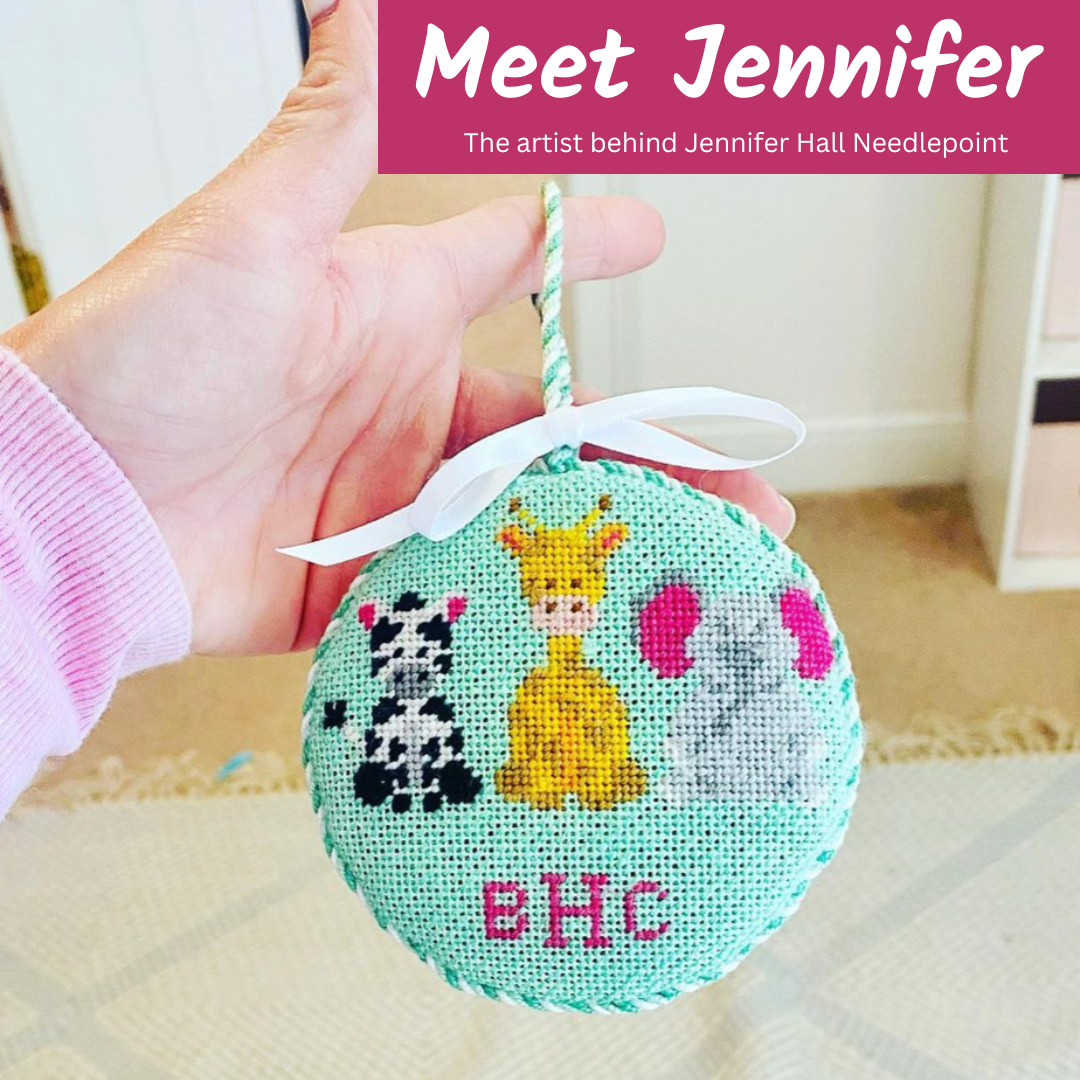 Meet Jennifer: The artist behind Jennifer Hall Needlepoint – KCN Designers